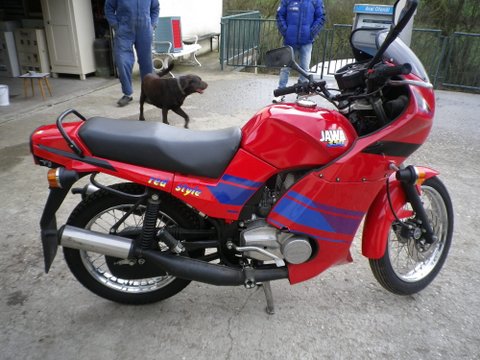 Motorrad Jawa 350Cm Bj 1993 mit orig 1700KM aus Museum - Oldtimer Durben